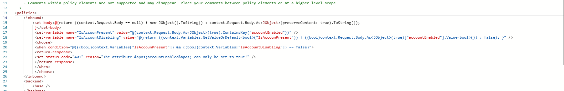 Azure APIM - Advanced Policies - Control Flow - Unexpected Result ...