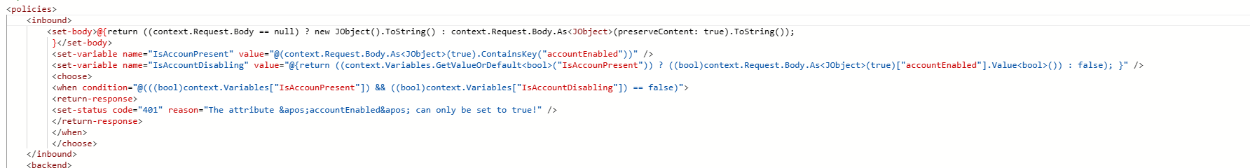 Azure Apim Set Variable When Optional Parameter Is Missing Microsoft Qanda