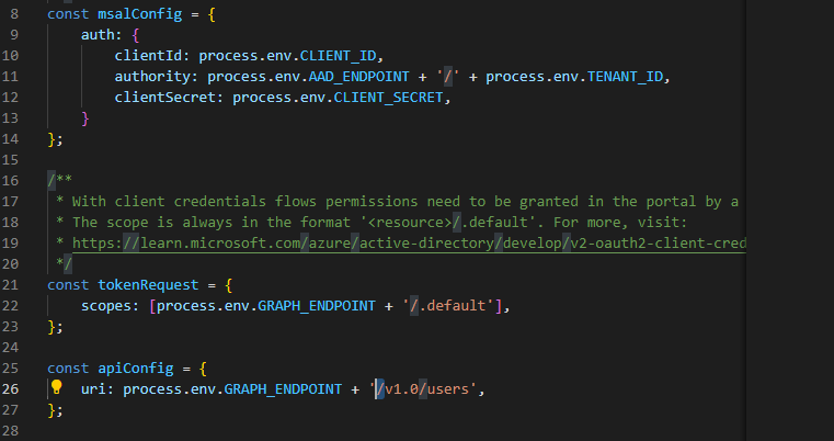 Enterprise application to sync with Active Directory on NodeJS - Microsoft Q&A