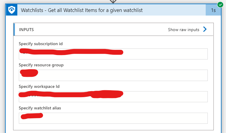 Azure Logic apps getting all Watchlist Items for a given watchlist ...