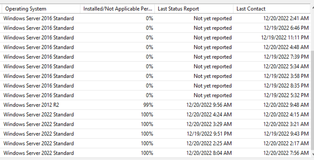 All Server 2016 Servers Failing To Report To Wsus Microsoft Qanda 8209