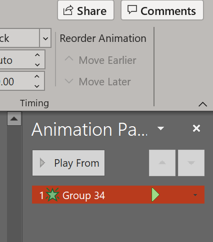 Effect options greyed out. - Microsoft Q&A