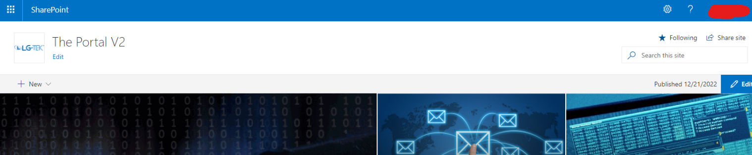 Edit links in top navigation bar keeps disappearing on communication ...