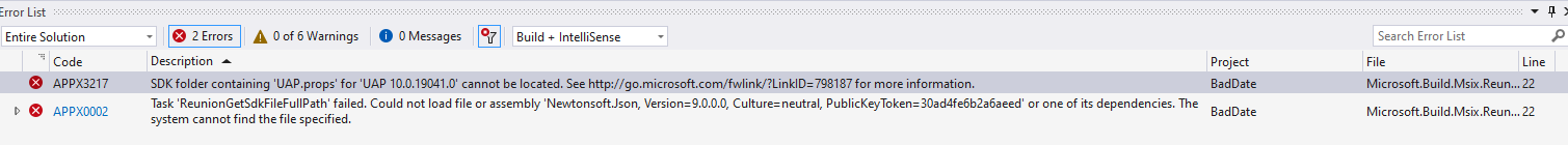 Cannot change version of nuget package - Microsoft Q&A