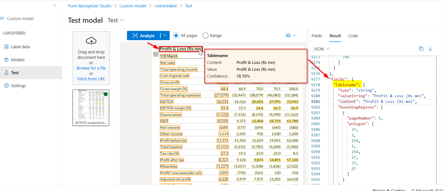 How to trained custom model for get table - Microsoft Q&A How to trained custom model for get table - Microsoft Q&A