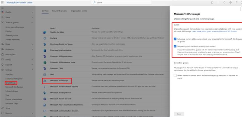 Why we can add guest at M365 Admin Center, but can not add guest at Microsoft Teams - Microsoft Q&A