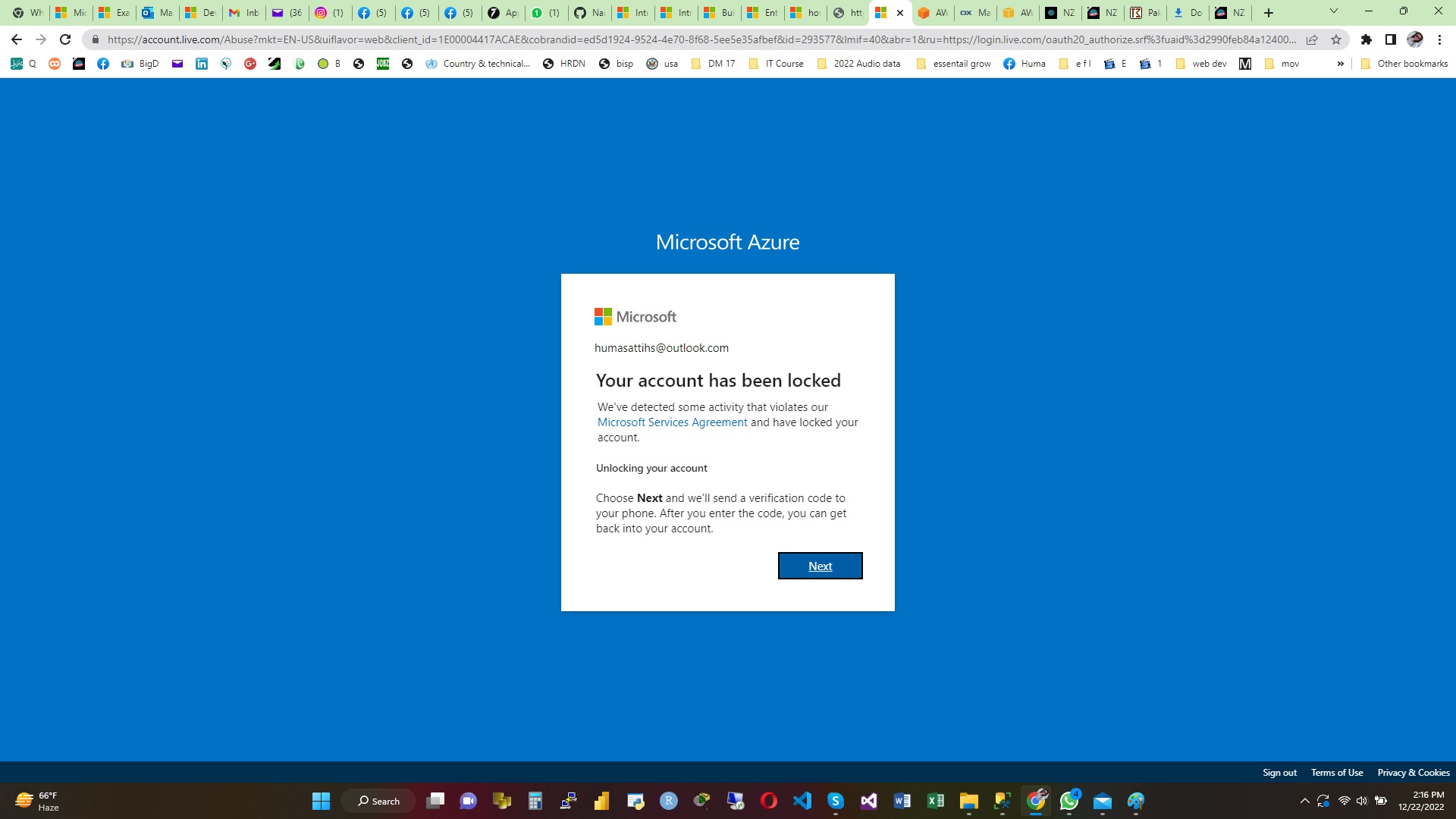 how do i get to knoe the password for my VM in sandbox while learing MS ...