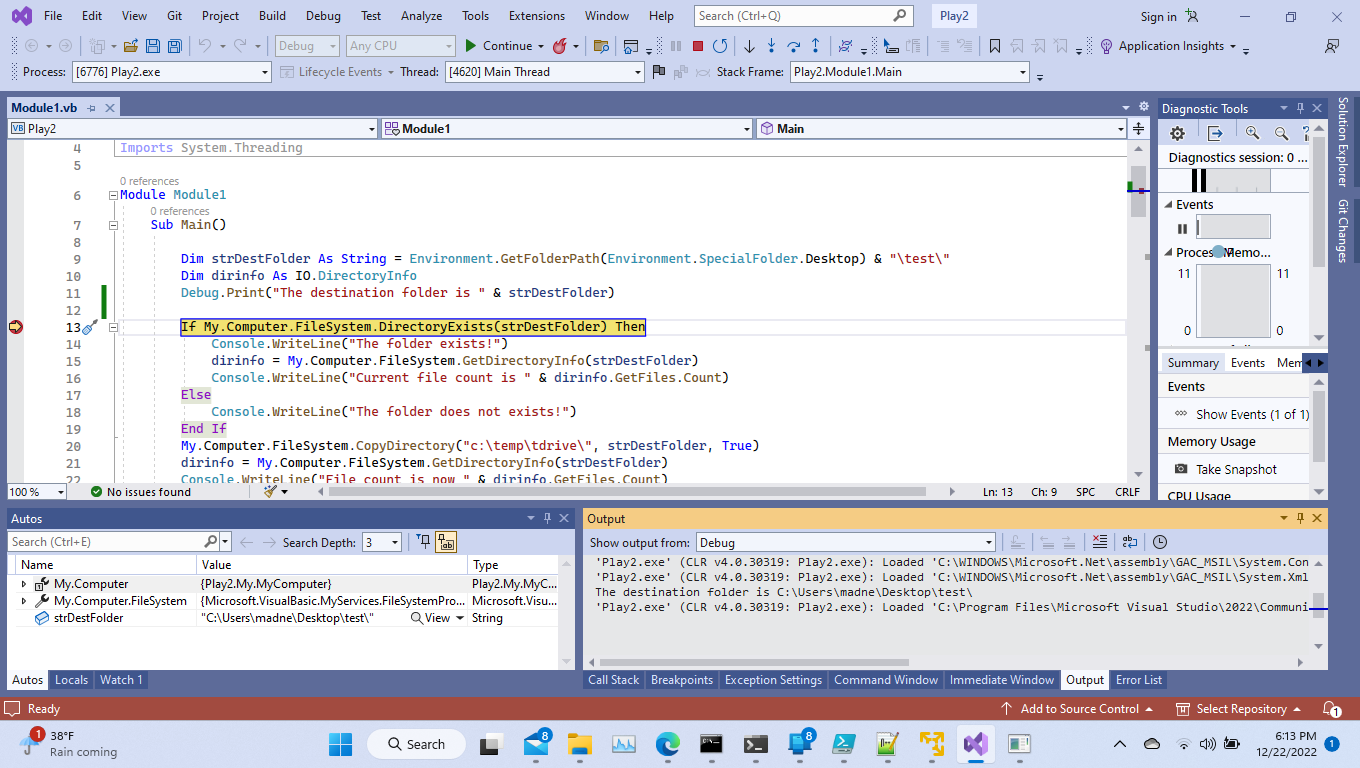 Copy a directry from a network drive to a users desktop - Visual Basic ...