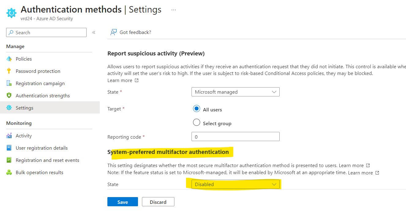 Azure AD - 2FA for CBA and Authenticator - Microsoft Q&A