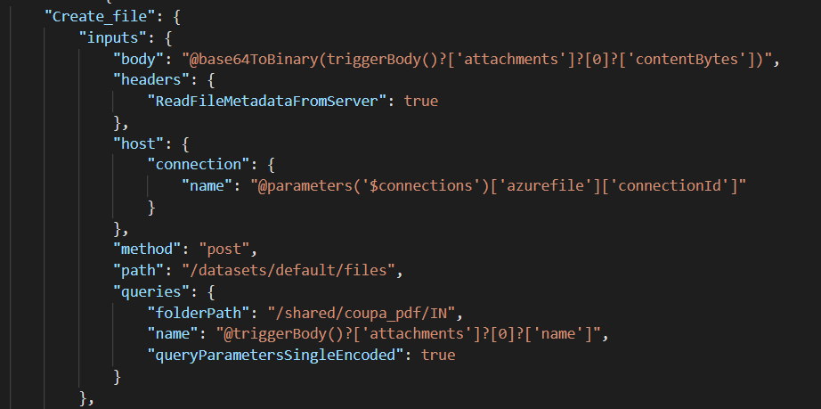 Logicapp Standard Create File Standard Connector Creates A Empty File Microsoft Qanda