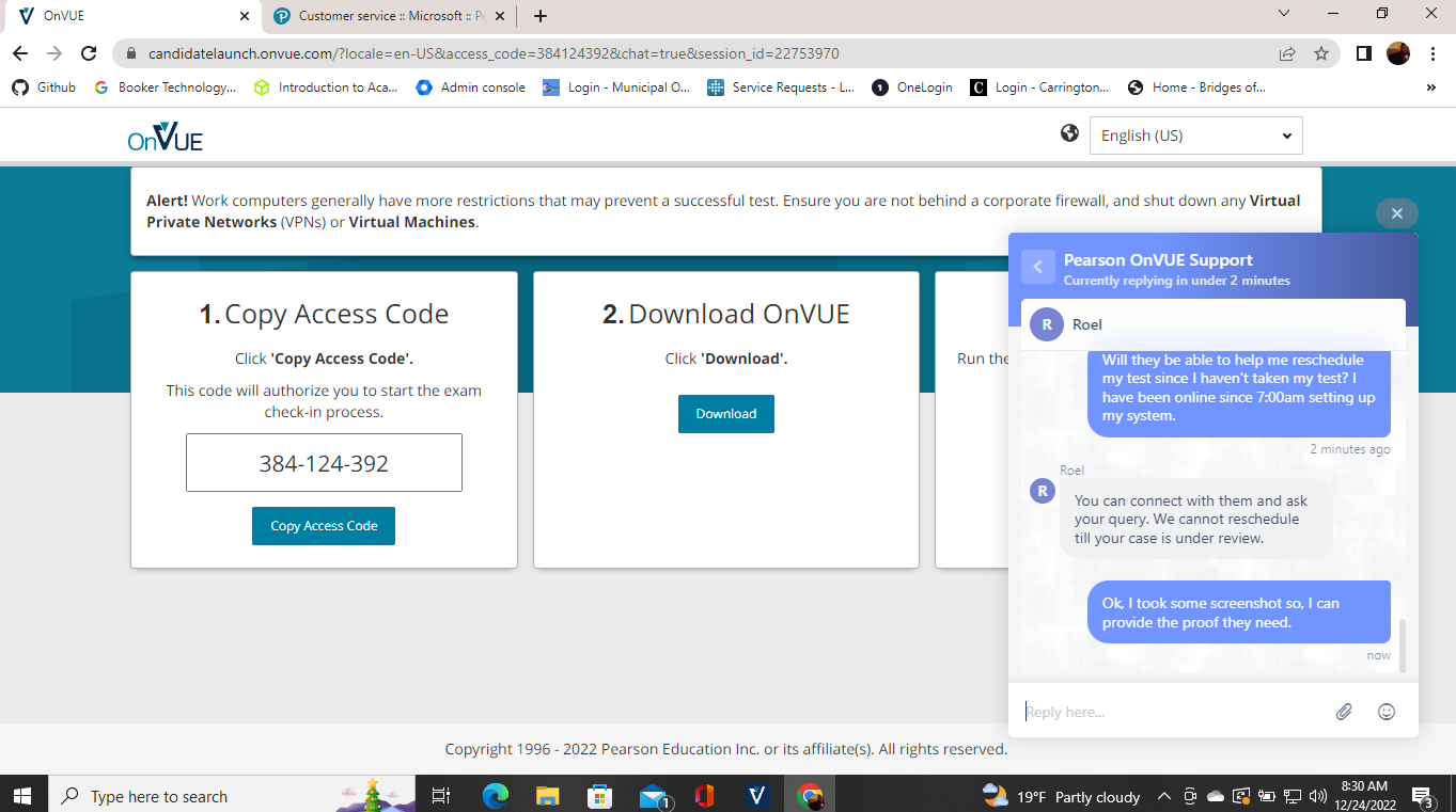 Unable to take my Power Apps Test - Microsoft Q&A