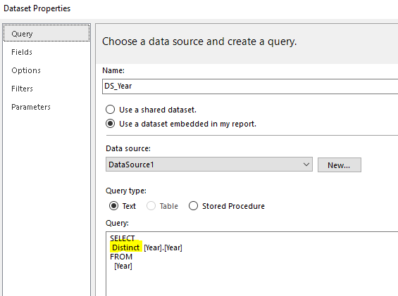 SSRS Reports GroupbyParameters - Microsoft Q&A