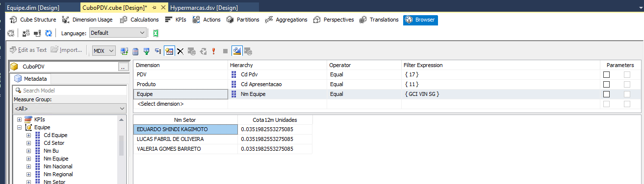 cube don't sum measure in ssas - Microsoft Q&A