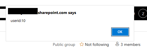 SharePoint Online Modern Experience: How to get User ID - Microsoft Q&A