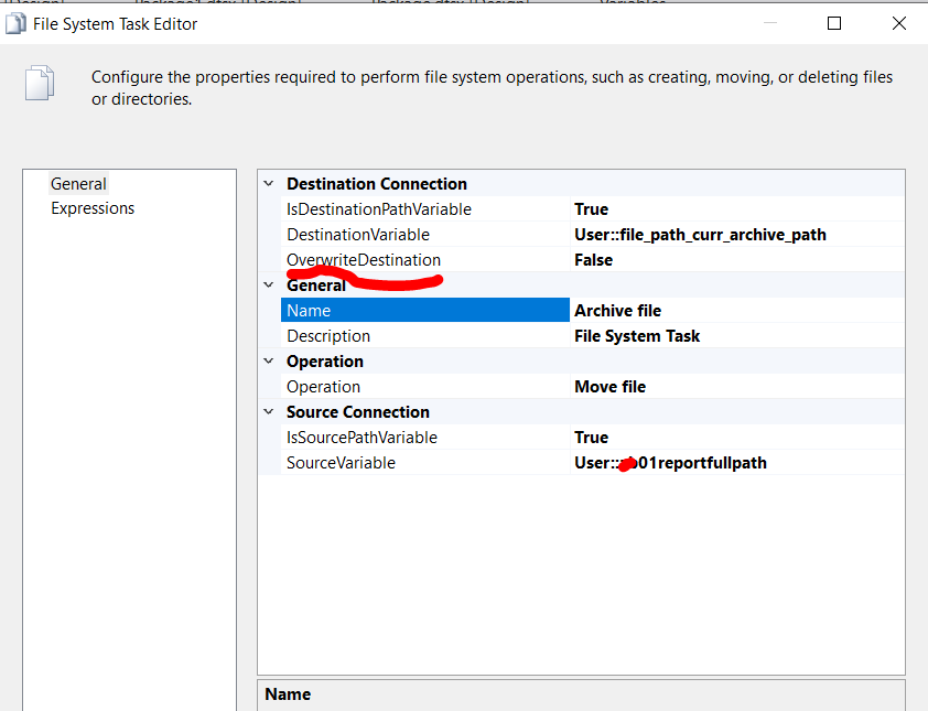 Ssis Error When Copying File File System Task Description An Error Occurred With The 7592