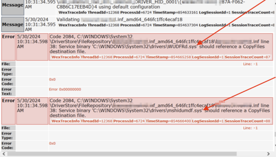 in Windows 11 24H2 HLK detection, how to solve INF problems, registry rename problems, and ...