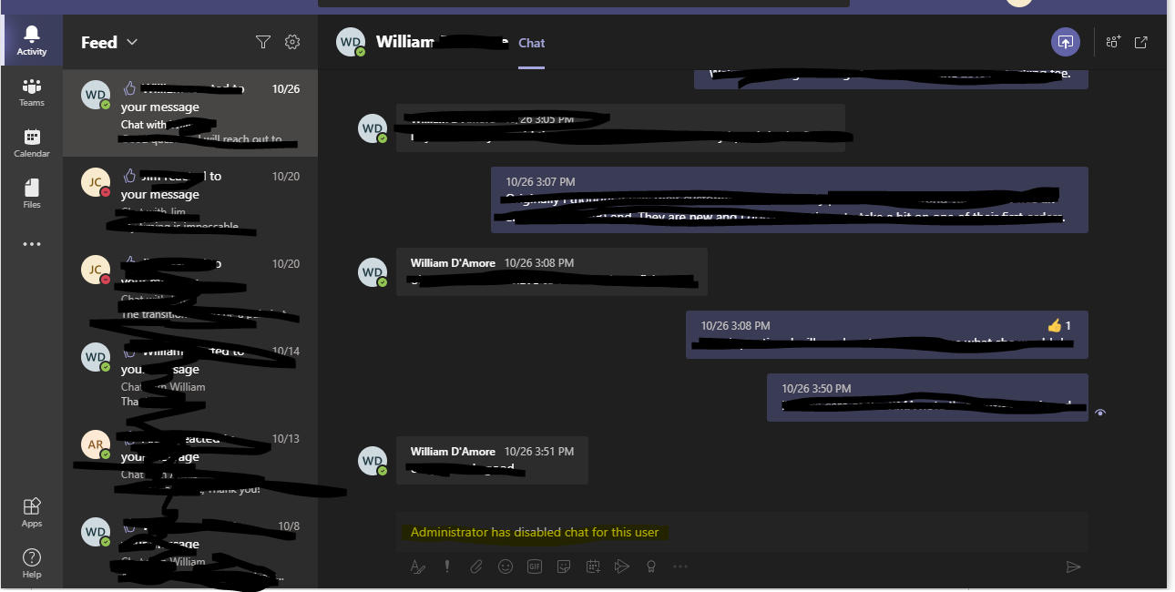 Microsoft Teams Chat Disappeared - Microsoft Q&A