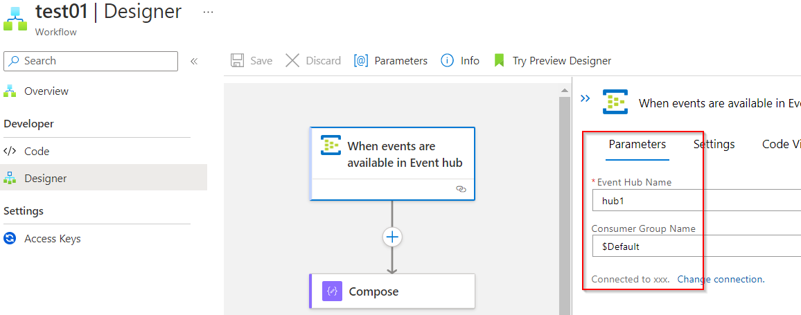 Azure Logic App With Trigger From Event Hubs But Not Triggered When There Is Event Microsoft Qanda