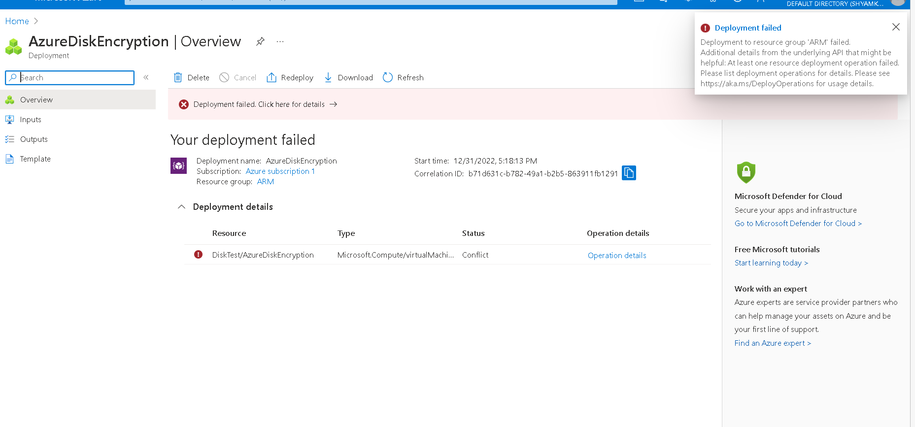 Not Able To Encrypt For Os Disk In The Vm Microsoft Qanda