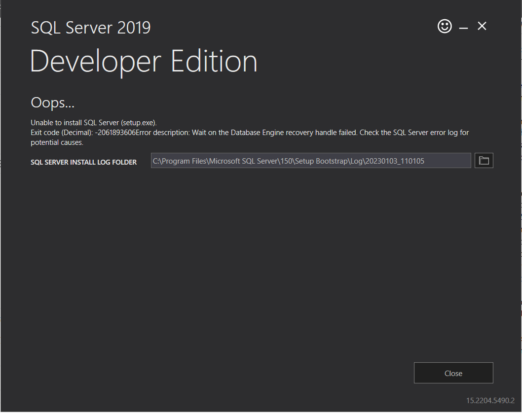 How i can fix this issue in different Microsoft SQL Server 2019 ...