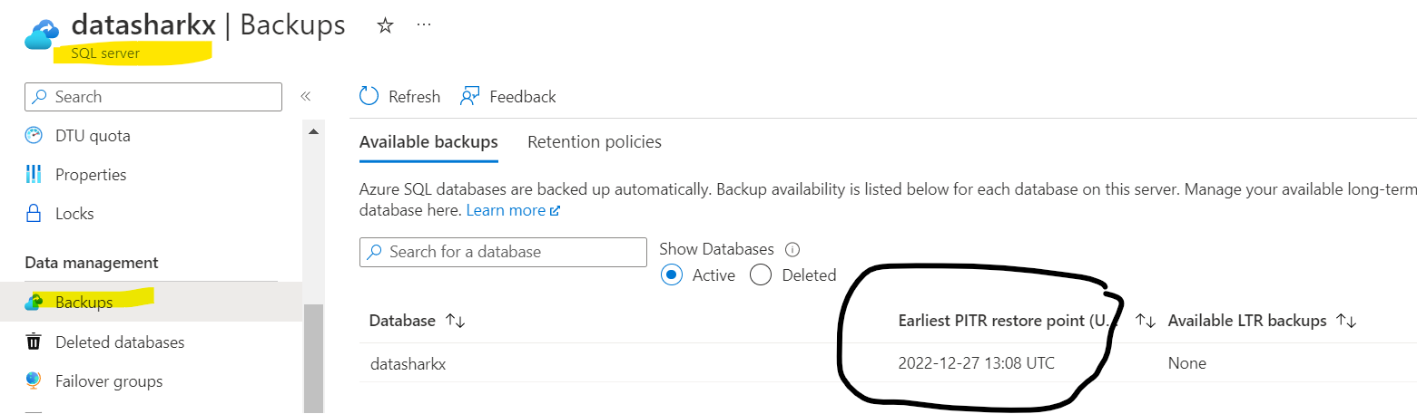 Is There Any Way To Rollback Stored Procedure Which Is Created In Azure Sequel Database