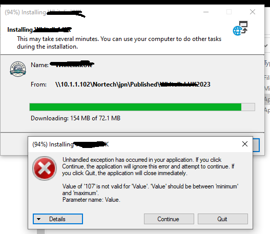 ClickOnce installation problem - Microsoft Q&A