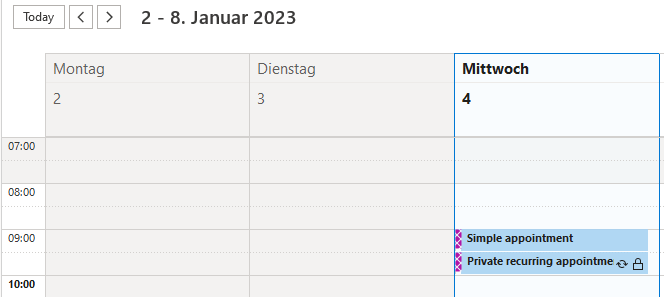 CalendarView api(/users/{id}/calendars/{id}/calendarView?startDateTime ...