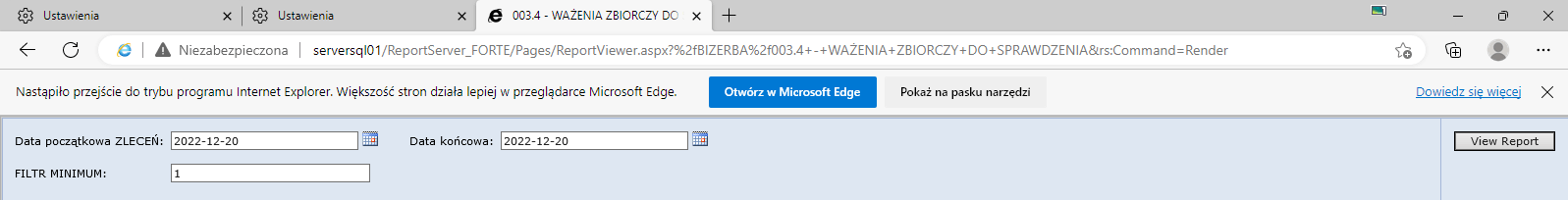 SSRS Edge problem with Plugin. - Microsoft Q&A