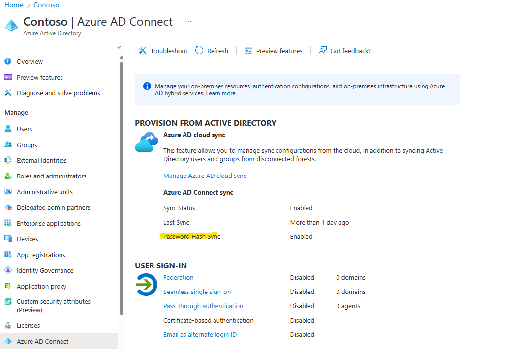 On prem AD died. Need to convert synced Azure AD user to cloud-only ...