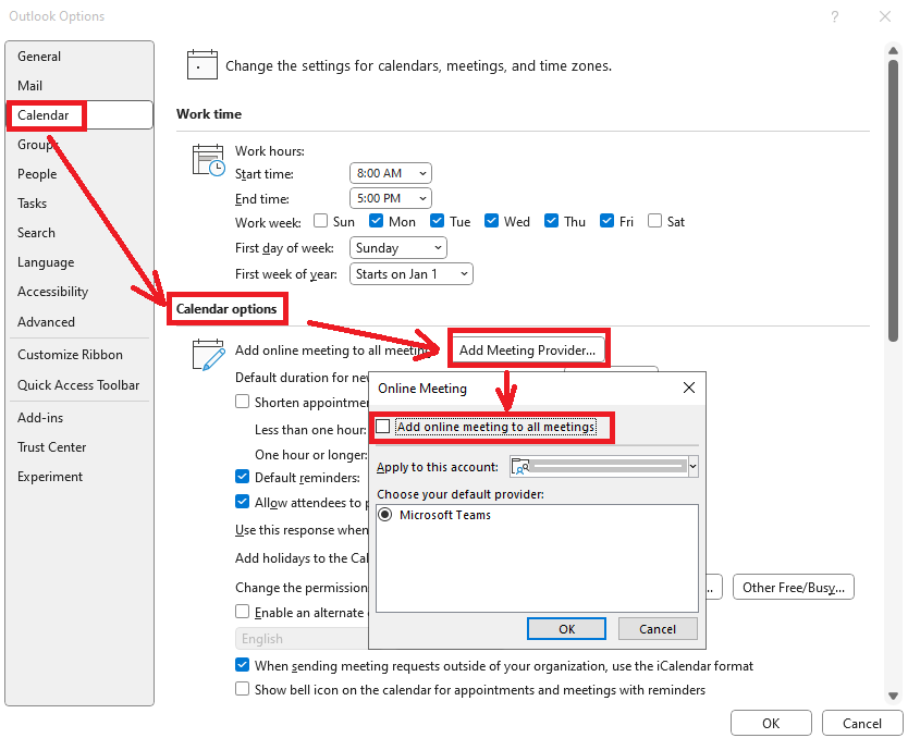 How to disable auto teams meeting created in Outlook new meeting ...