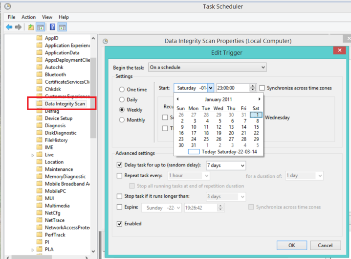 Is it worth enabling "Data Integrity Scan" in Task Scheduler ...