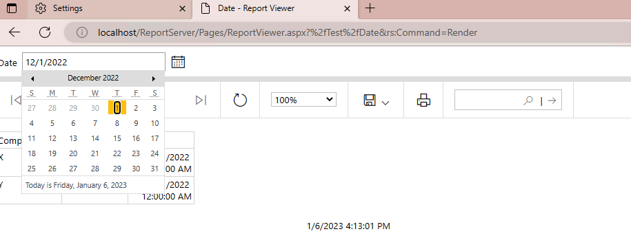 SSRS Edge problem with Plugin. - Microsoft Q&A
