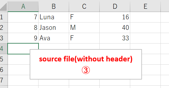 Is It Possible To Merge Files With Headers And Without Headers Microsoft Qanda