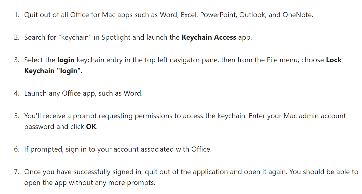 Word and PowerPoint sign out (Mac OS) - Microsoft Q&A