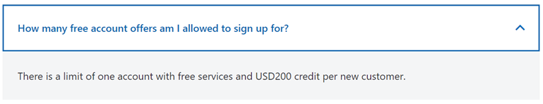 Free Trial Azure Account - Microsoft Q&A