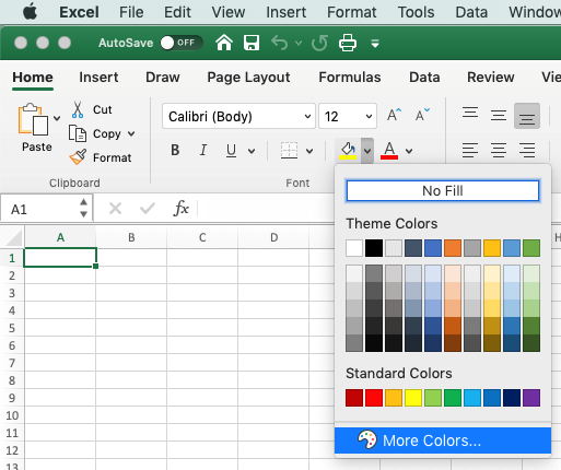 Excel 365 color palette - Microsoft Q&A