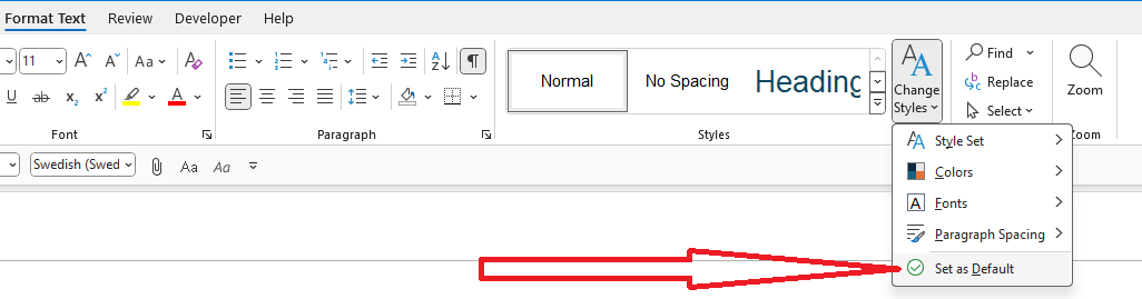 How to undo unsolicited format change of new email? - Microsoft Q&A