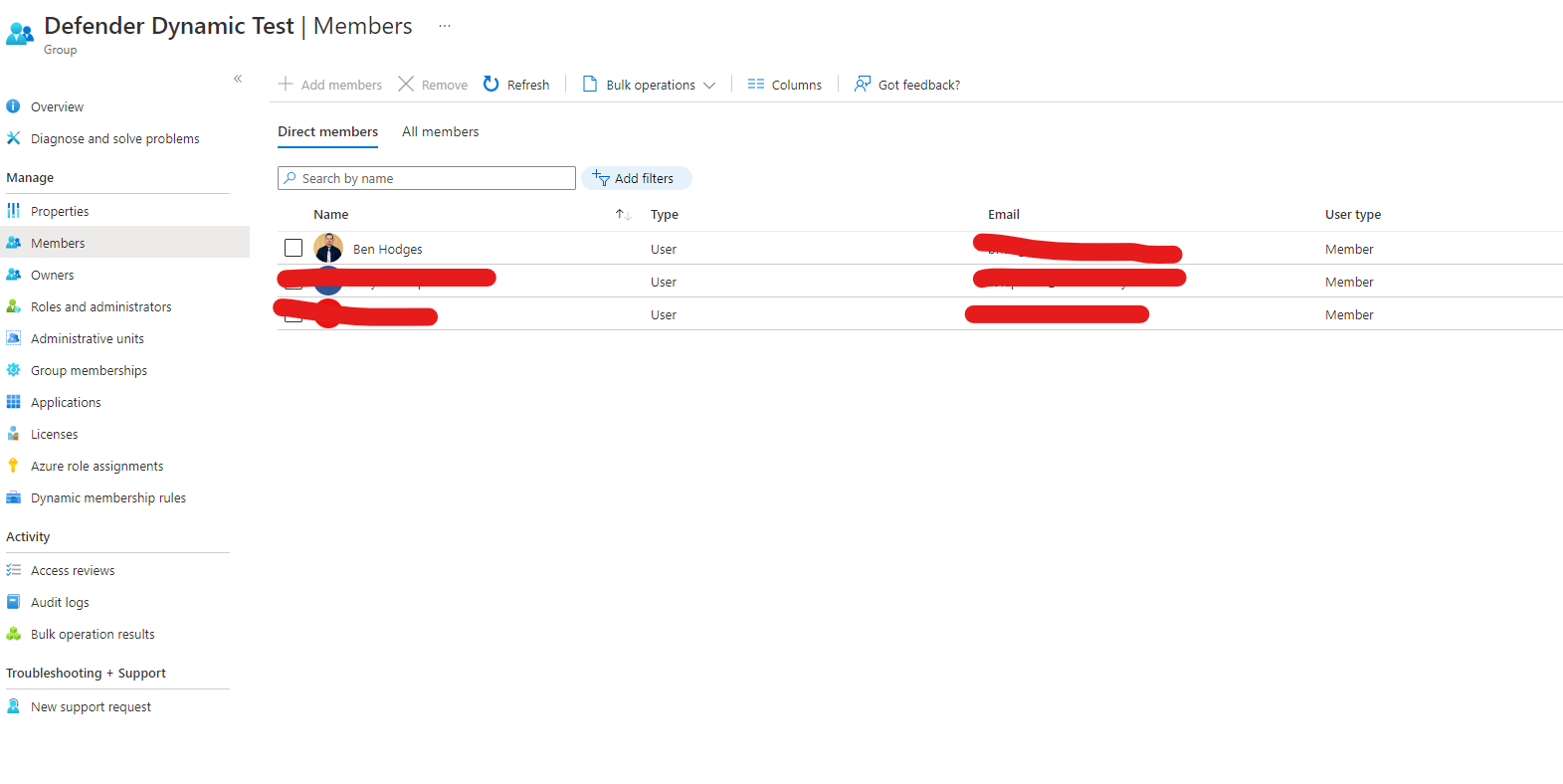 Dynamic rule set to add a GROUP(Not members of a group) - Microsoft Q&A