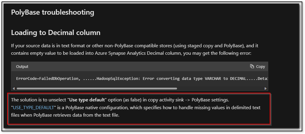 Error converting data type VARCHAR to DECIMAL - Microsoft Q&A Error converting data type VARCHAR to DECIMAL - Microsoft Q&A