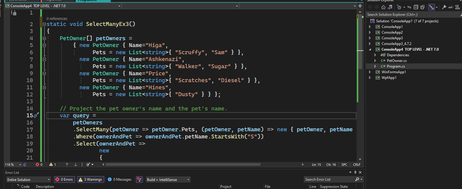 Erro CS8803 Top-level statements must precede namespace and type ... Erro CS8803 Top-level statements must precede namespace and type ...