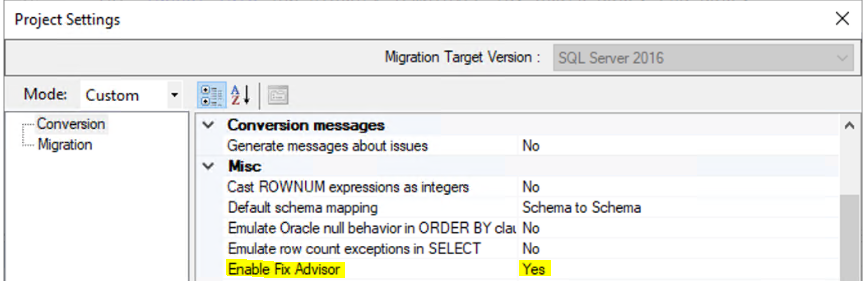 SSMA Review suggested fixes options (Fix Advisor) - Microsoft Q&A
