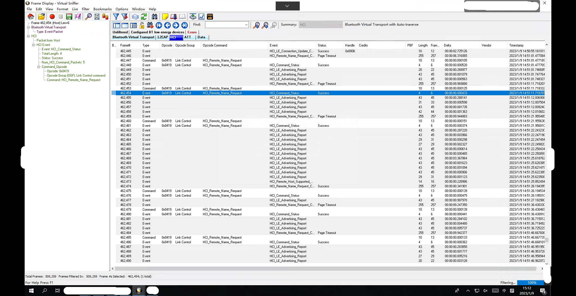 hci_remote_name_request 报 page timeout - Microsoft Q&A