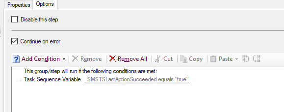 Mecm Ts Fail Group Is Not Being Run Microsoft Qanda