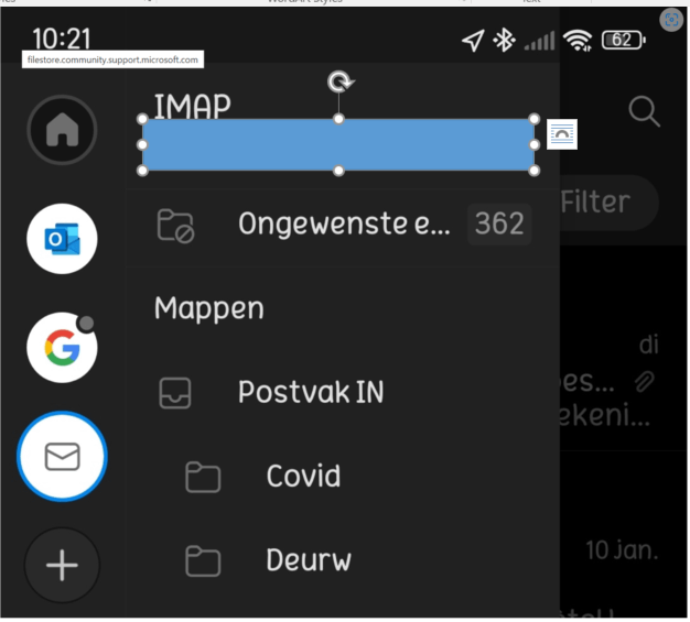 outlook side maps - Microsoft Q&A