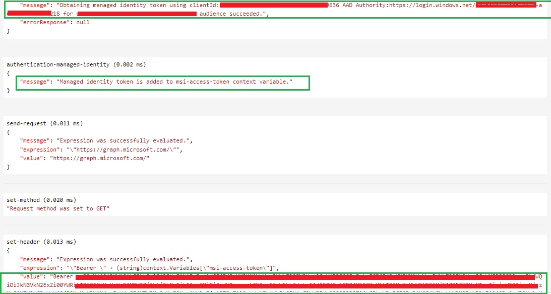 Authenticate to Graph API using APIM policy - Microsoft Q&A