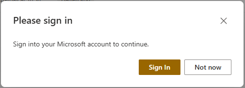 Sharepoint keeps giving me this pop up, "Please sign in - Sign into ...