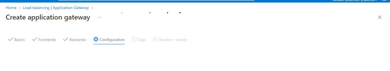 App Gateway creation - Not responding - Microsoft Q&A