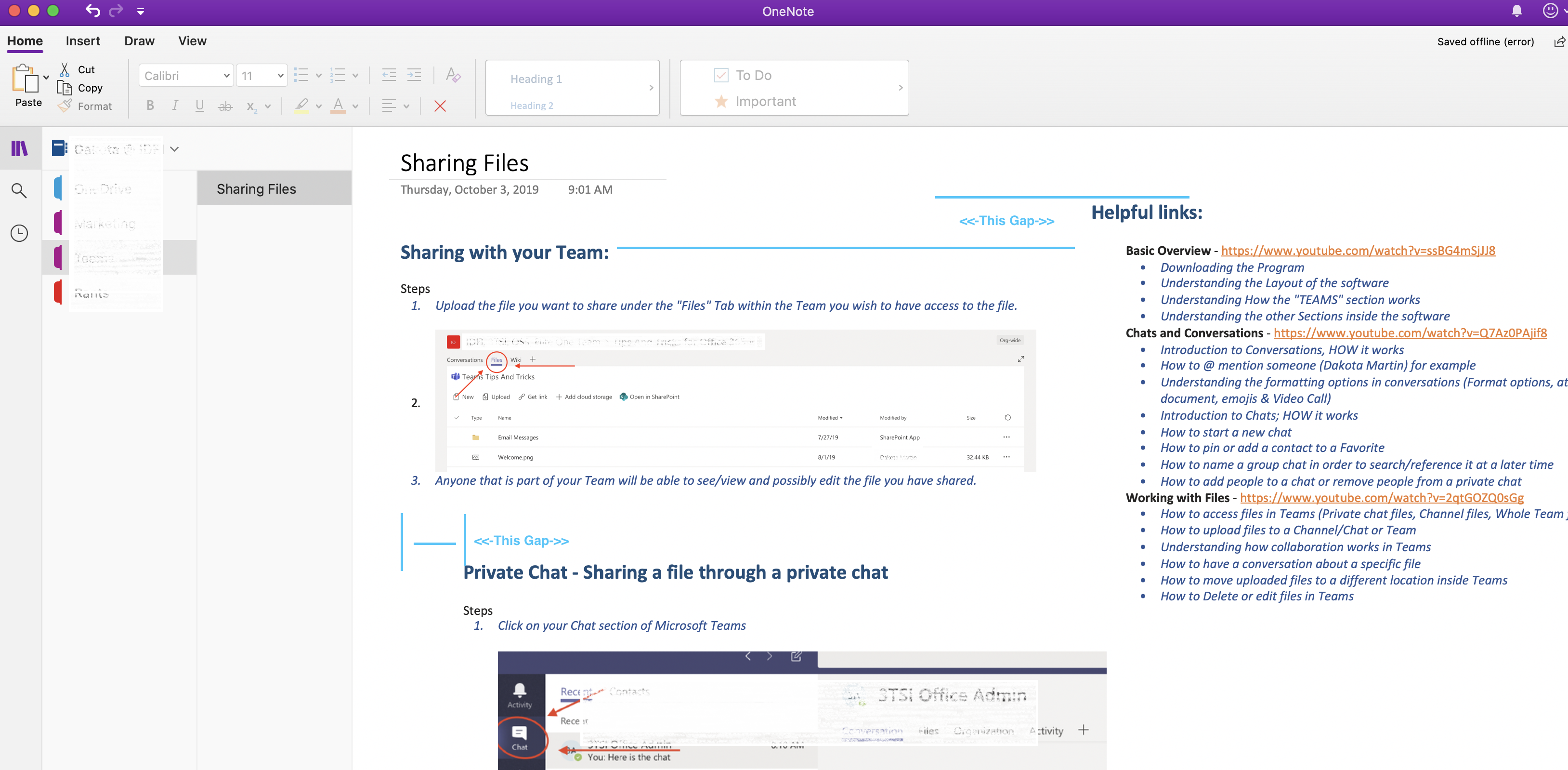 How do you Align Content boxes in OneNote 365 2019 - Microsoft Q&A