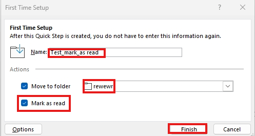 How to automatically mark an email as read by folders - Microsoft Q&A