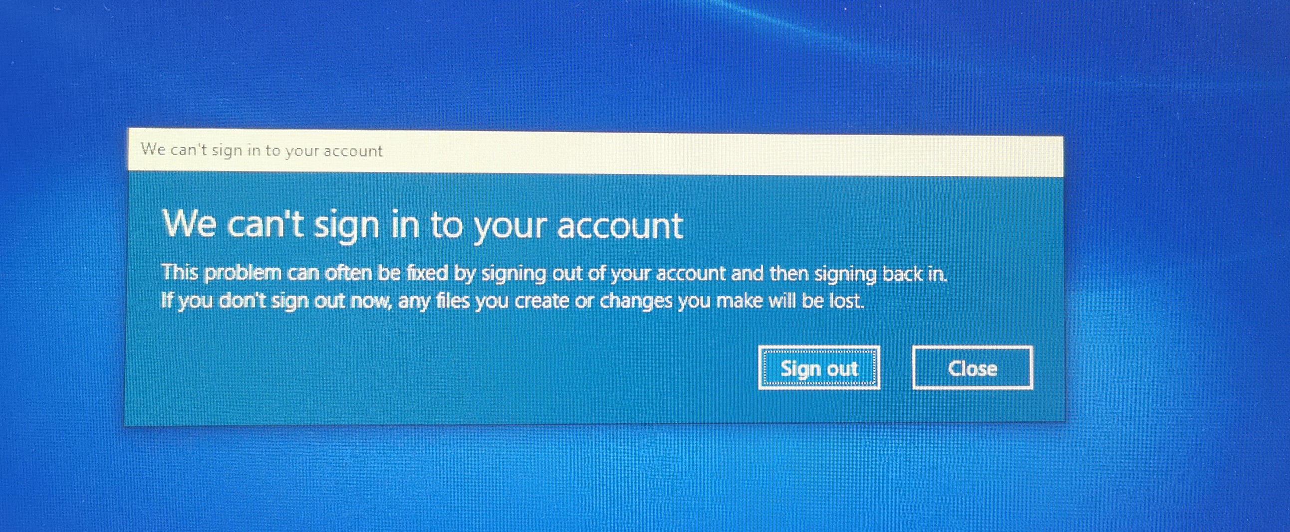 普通域用户第一次登录电脑后出现“We can't sign in to your account”的错误对话框，如何解决 ...